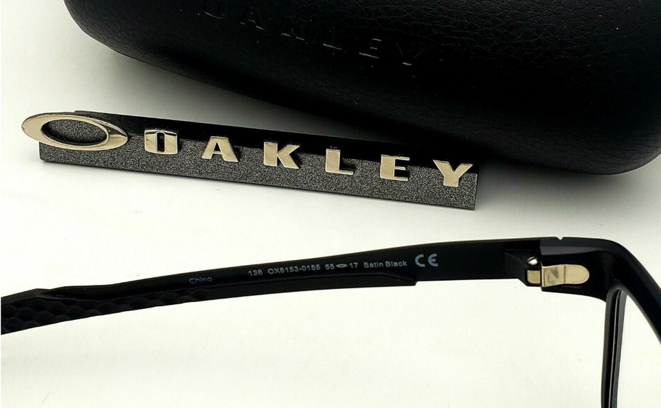 New Oakley Reading Glasses METALINK OX8153-0155 55-17 Satin Black ...