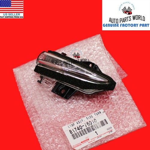 GENUINE OEM LEXUS ES350 GS350 LEFT DRIVER MIRROR TURN SIGNAL LAMP 81740 ...
