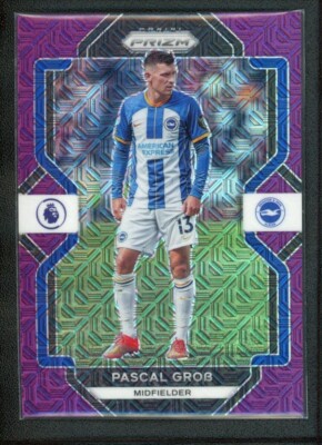 2022-23 PASCAL GROB 02/20 PANINI PRIZM PREMIER LEAGUE MOJO PURPLE | eBay