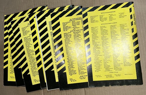 Vintage Lot of 7 Cliff Notes Booklets Study Guides 1960’s | eBay