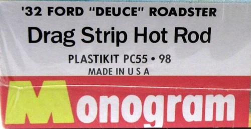 Monogram PC55-98 1/25 ''32 Ford "Deuce" Roadster Drag Hot Rod Model Kit ...