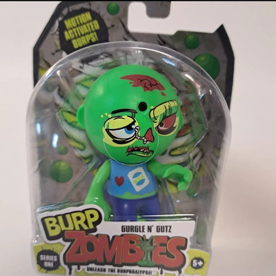 Burp Zombie DJ Brainz Motion Activated Talking Toy Burp Belching Sounds ...