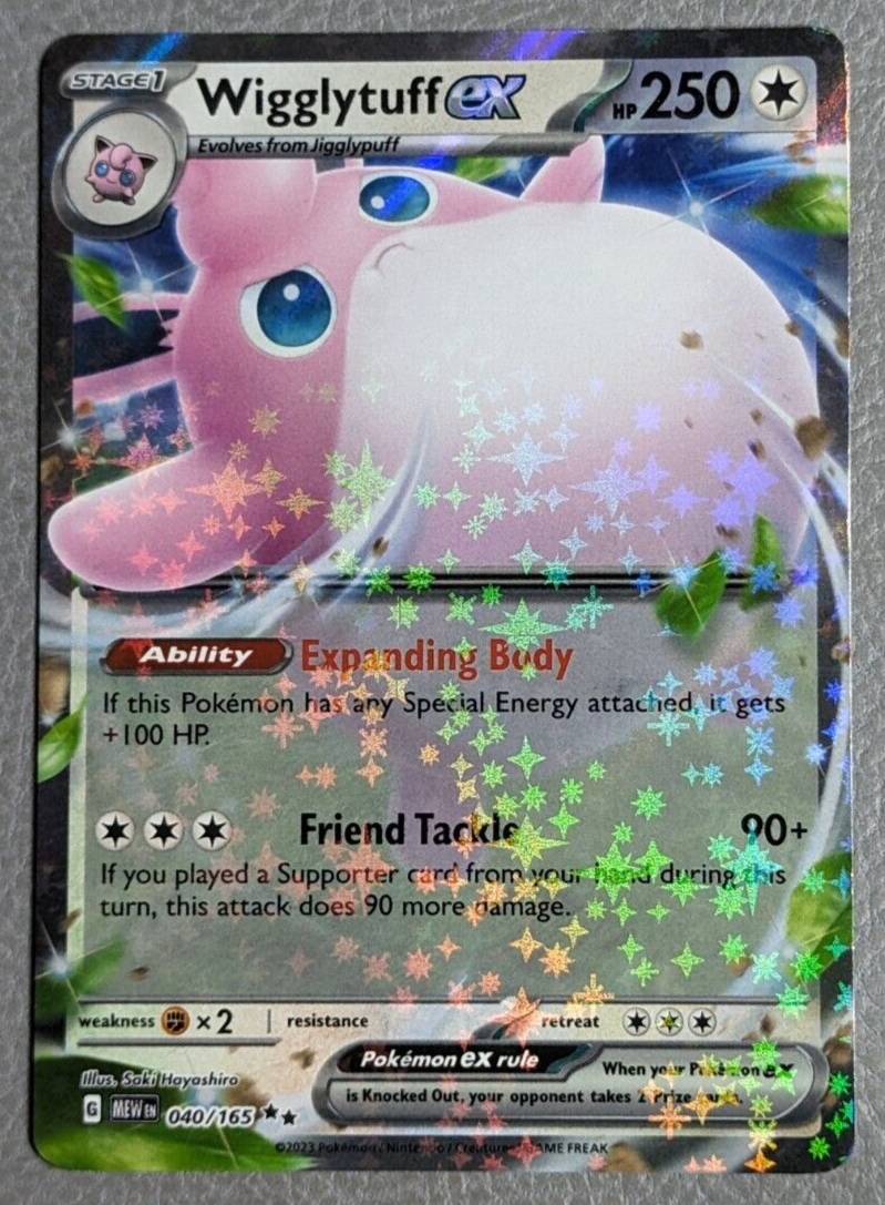 Wigglytuff ex NM 040/165 Scarlet & Violet 151 Pokemon Card | eBay