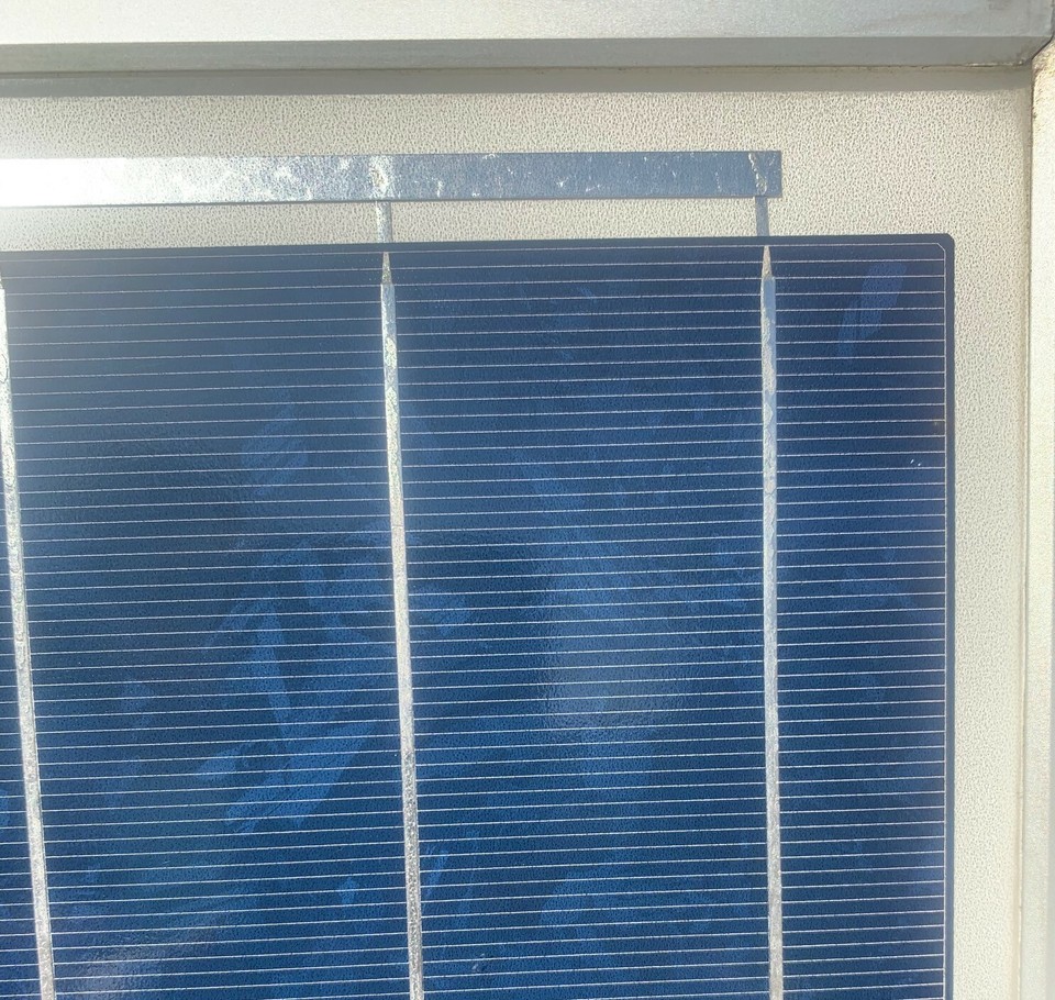 Used 250W Poly Solar Panels Snail Trails | eBay