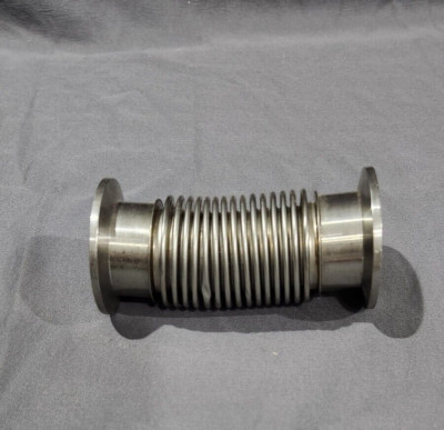High Vacuum Bellows, Compressible, 4" Long NW40 Flange SS Flexible | eBay