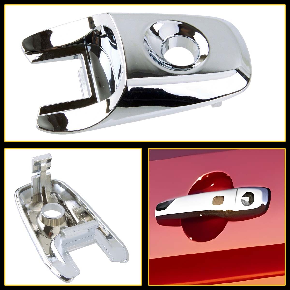 For Ford Explorer Front Driver Chrome Exterior Door Handle Lock ...
