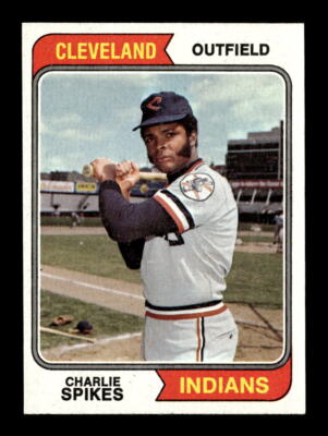 1974 Topps #58 Charlie Spikes Cleveland Indians EX+ Baseball Card *G478 ...
