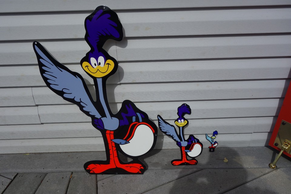 Road Runner ROAD RUNNER steel die cut 1/8" thick MOPAR BEEP BEEP PLATE ...