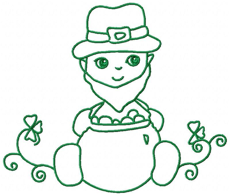 St Patrick Outlines 12 Machine Embroidery Designs on CD in 6 sizes | eBay