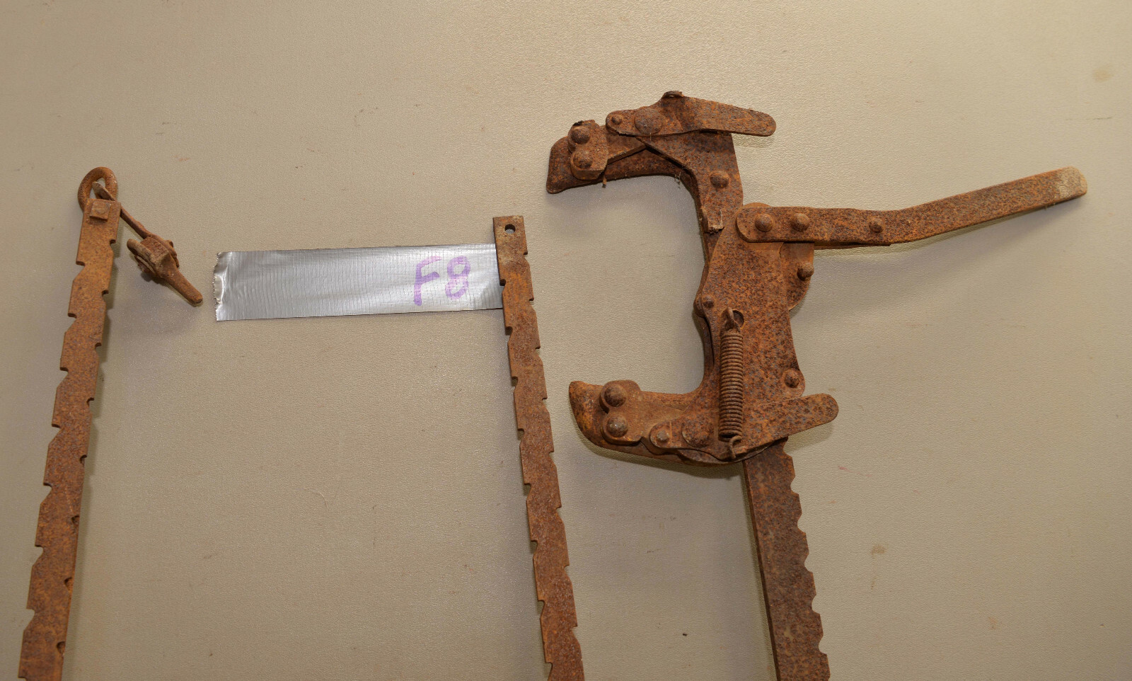 3 antique fence stretchers collectible barbed wire farm ranch tools ...