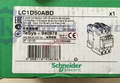 1Pcs new Schneider Contactor LC1D50ABD 50A DC / 24V | eBay