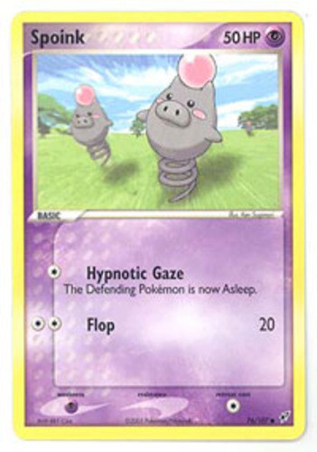 Pokemon - Spoink - 76/107 - Common - EX Deoxys - NM | eBay