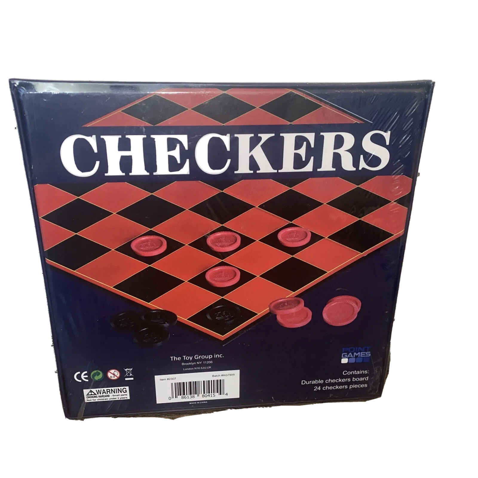 Point Games CHECKERS Classic Strategy 2-Player Board Game (Sealed, 2021 ...