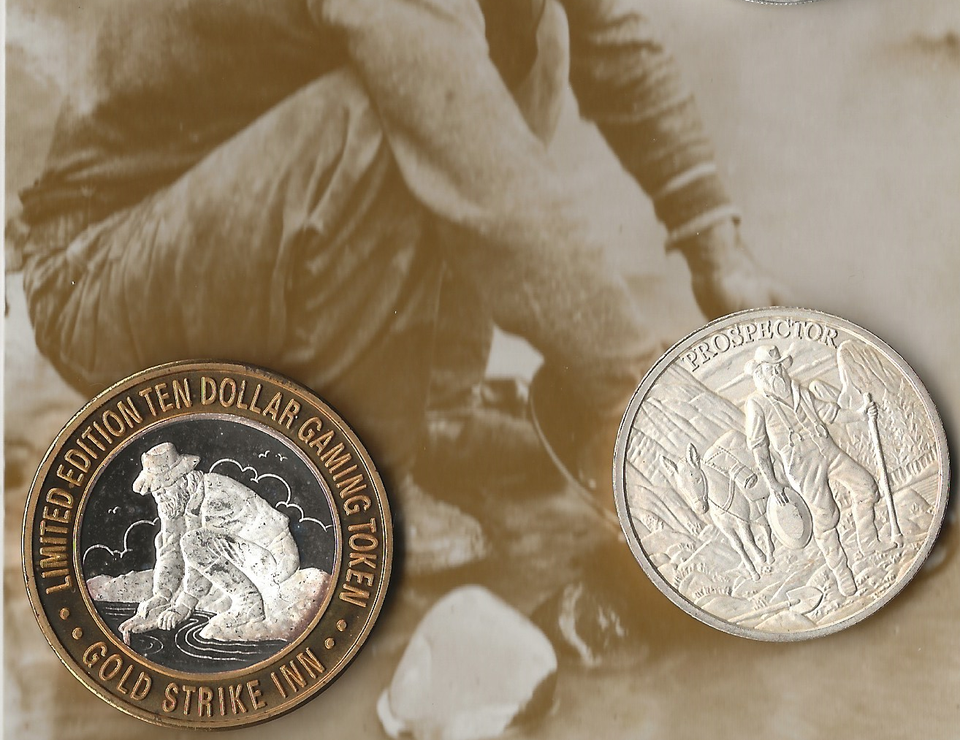 (4) .999 SILVER PROSPECTOR ENGELHARD & THEMED COINS "RARE" | eBay