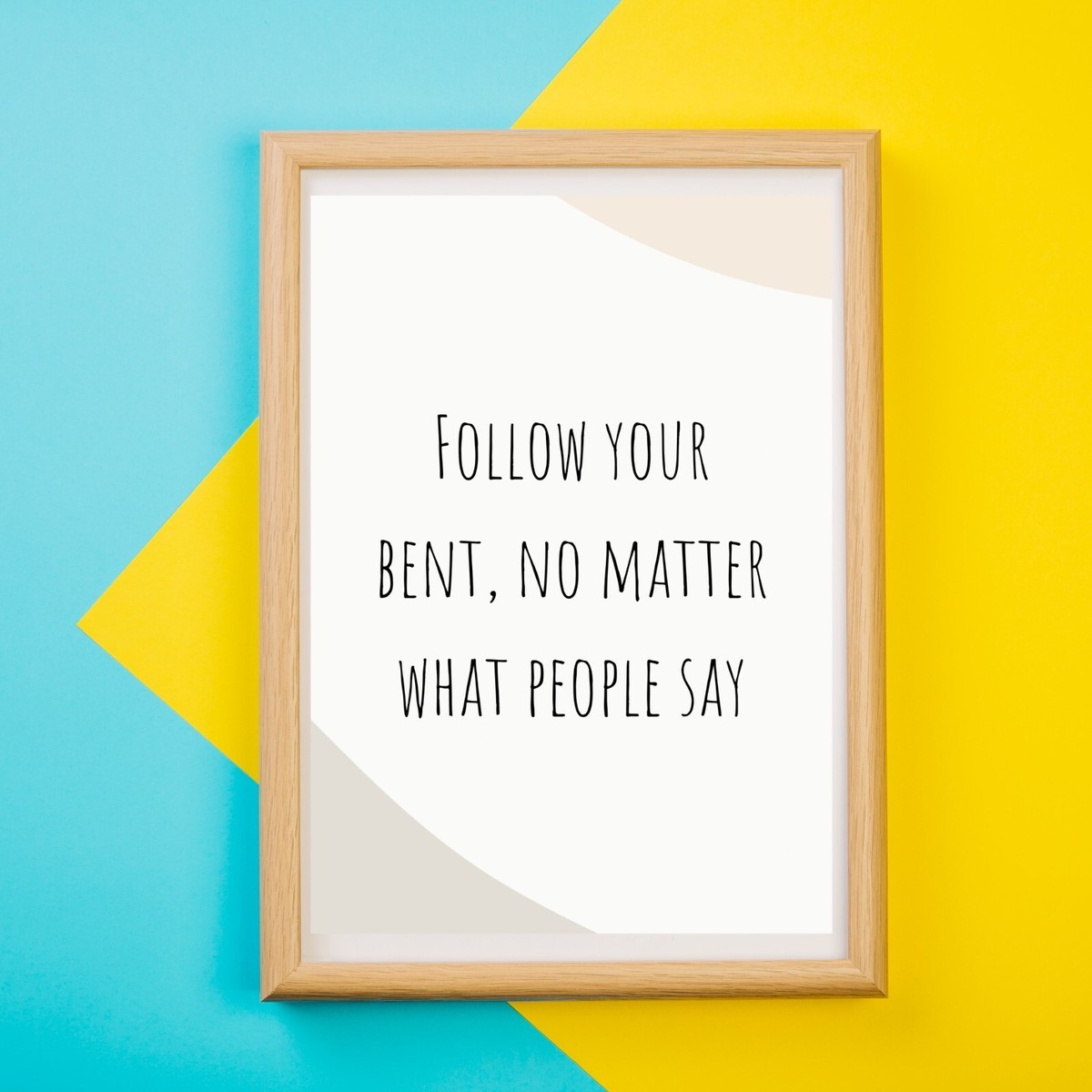 Paperless Society Quotes Follow Your Bent Quote | Self Motivation|