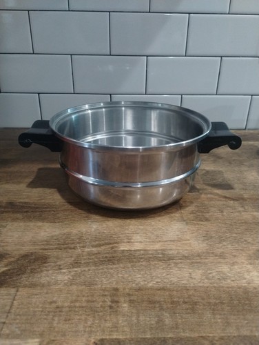 SALADMASTER 8" Double Boiler Insert for 3 Qt Pot Pan Stainless Steel ...