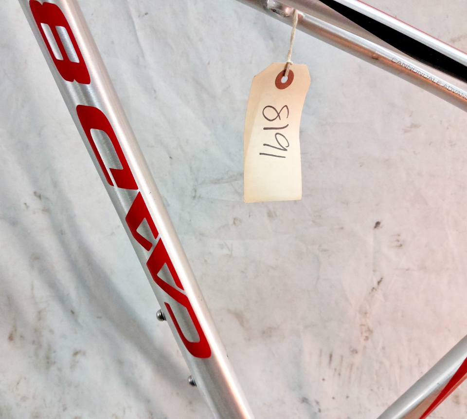 15' Cannondale Caad 8 Road Bike Frame 58cm Large Aluminum USA Made Dent ...