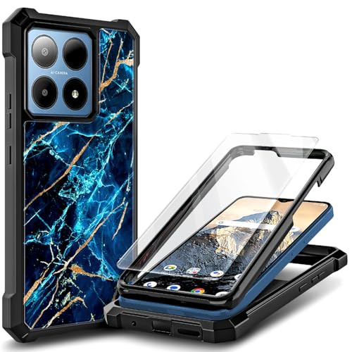 Designed for Boost Summit 5G Case with [Tempered Glass Screen Protector ...