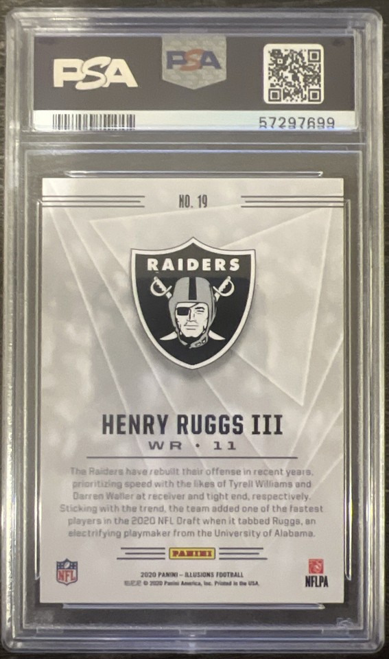 2020 Panini Illusions Henry Ruggs III PSA GemMT 10 | eBay