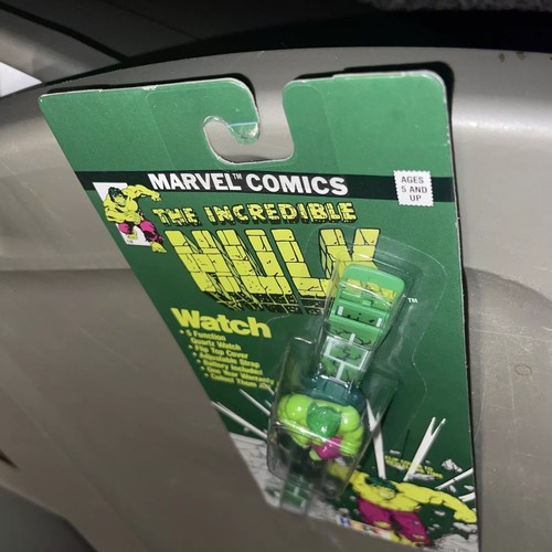 Rare Vintage 1990 Incredible Hulk Watch & Card | eBay