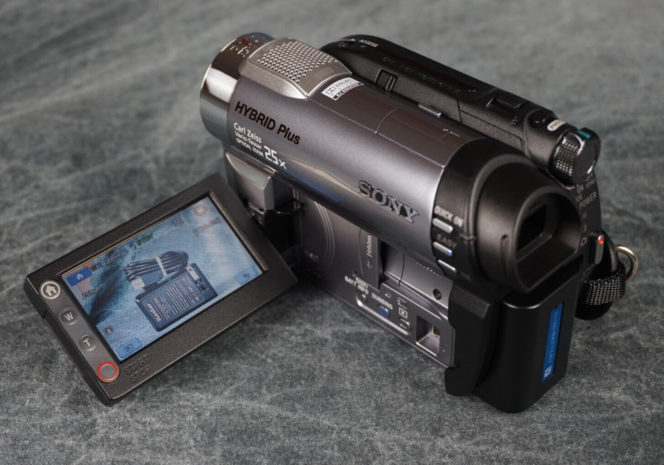 Sony Handycam DCR-DVD810 480i SD DVD Hybrid Plus 8GB Flash Camcorder ...