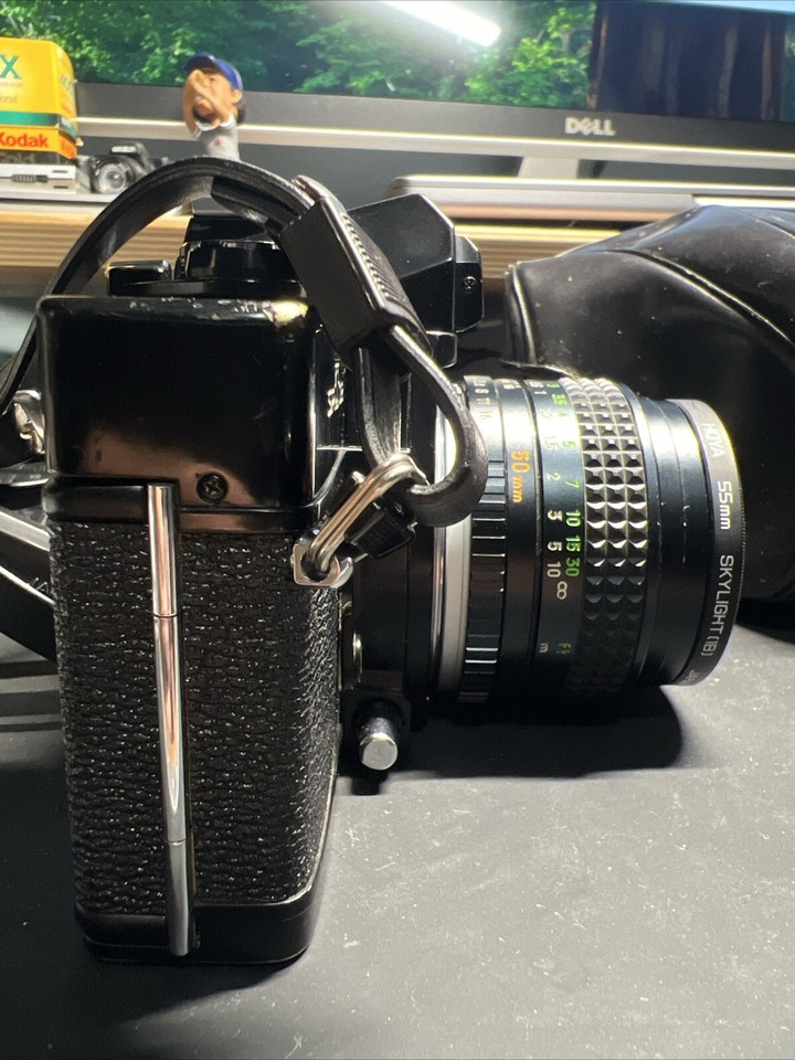 Minolta SRT 102 35mm Film Camera (Black) W 50mm F1.7 Lens. Film Tested ...