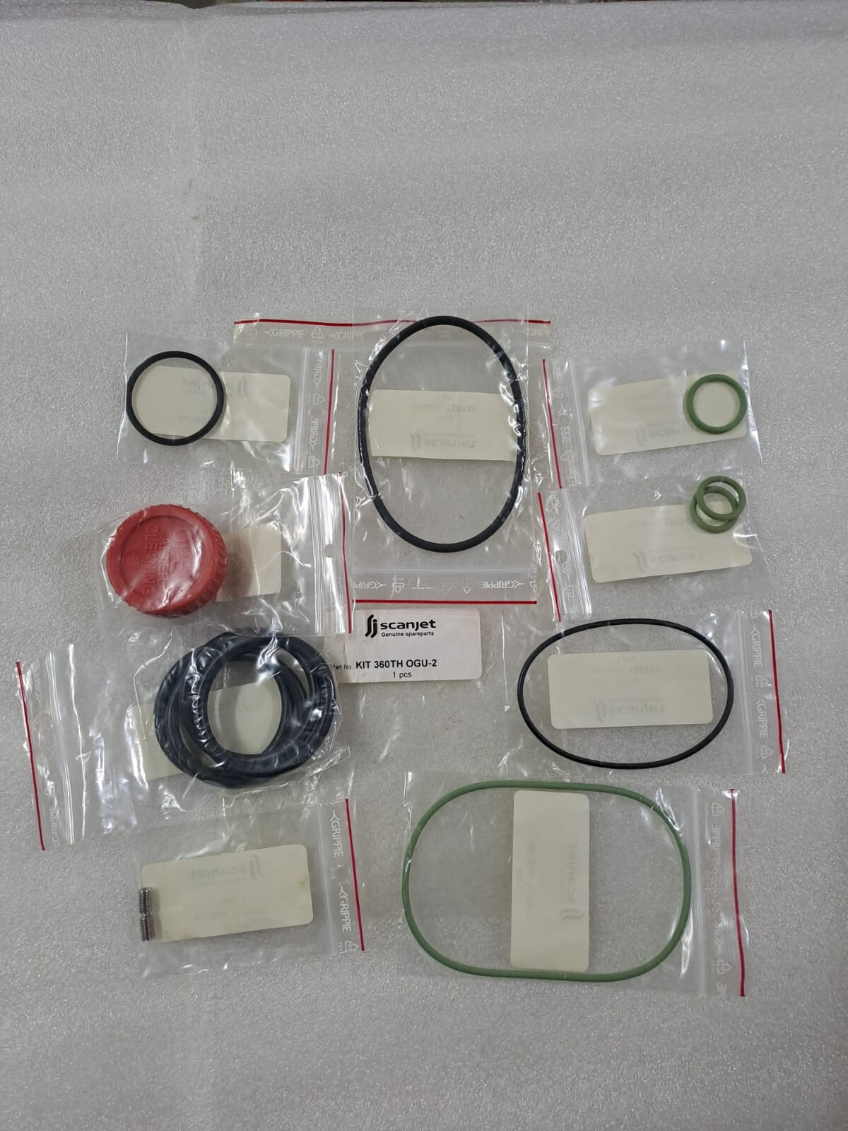 SCANJET SERVICE KIT GENUINE SPARE PARTS 360TH OGU-2 KIT GUN UNIT LOT OF ...