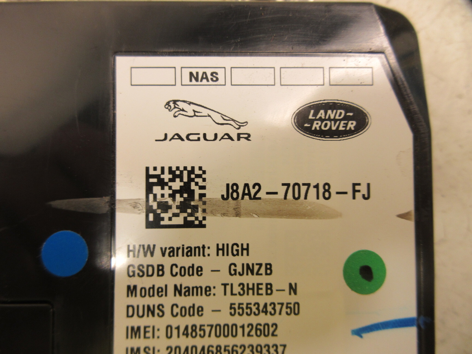 18 2018 Jaguar F-Pace Communication Telematics Control Module OEM LKQ ...