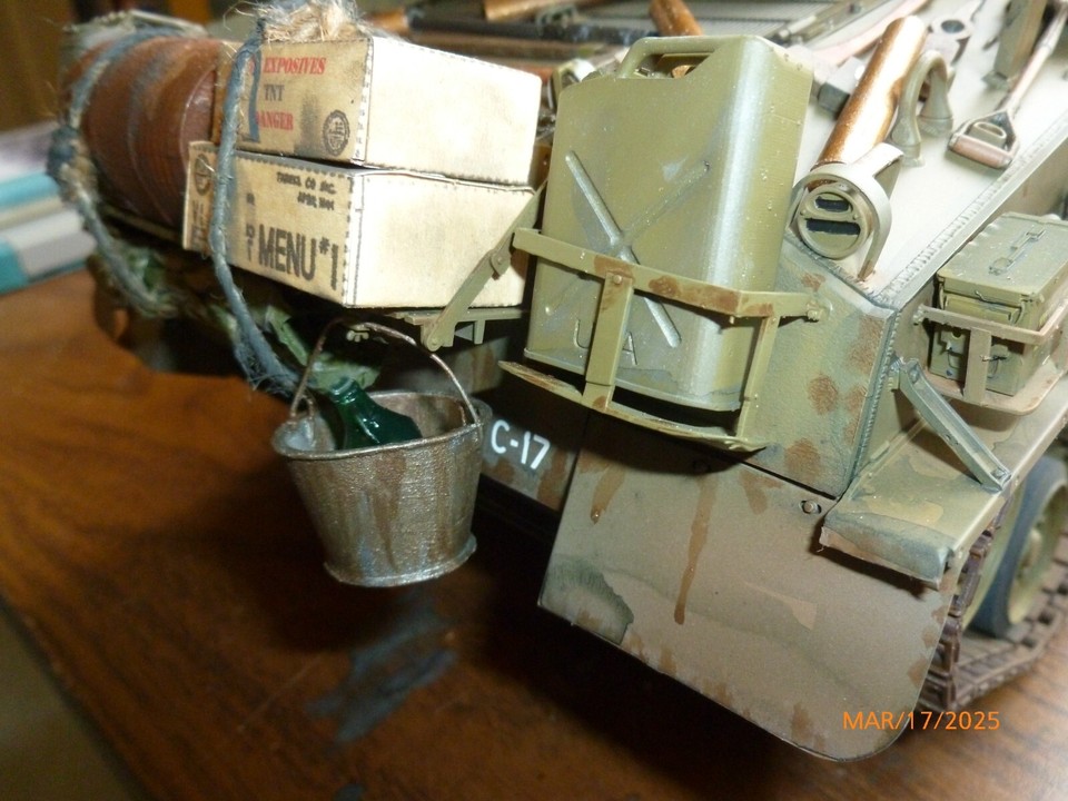 1/16 Scale US Tank Accessory Set C K Ration Boxes US Army Sherman Tank ...