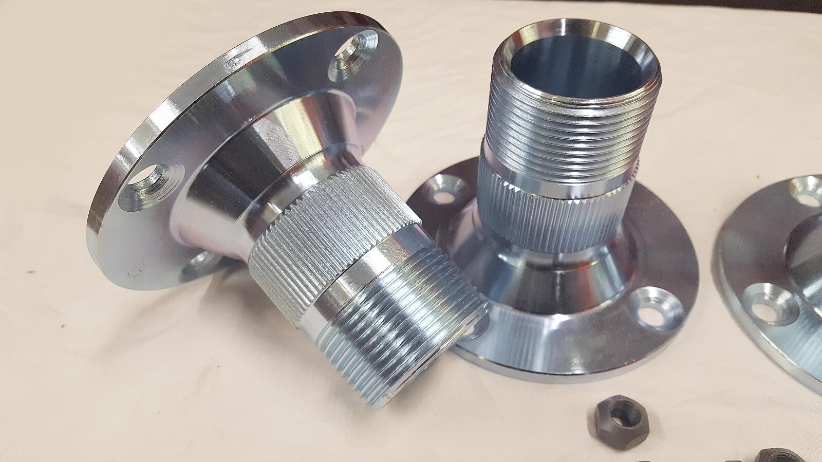 TRIUMPH TR3A,TR4,TR4A, TR5, TR6, STAG BOLT ON WIRE WHEEL HUB ADAPTORS ...