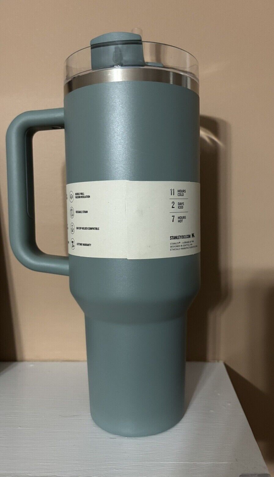 Stanley The Quencher H2.0 FlowState Soft Matte 40 oz Tumbler - Shale ...