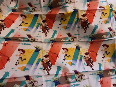 Fabric Toy Story Fat Quarter 18 L X 21 W Multicolor | eBay