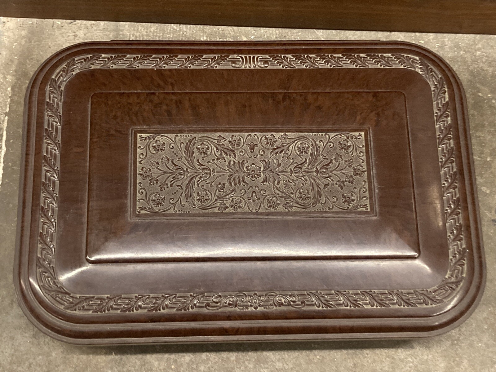 Bakelite Silverware Flatware Chest Marshall White Chicago MCM Box Brown ...