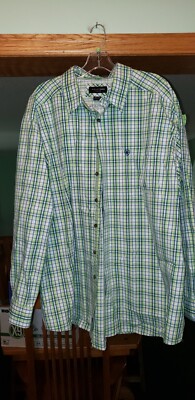 Mens Ariat Pro Series Long Sleeve Button Down Shirt Size XXL | eBay