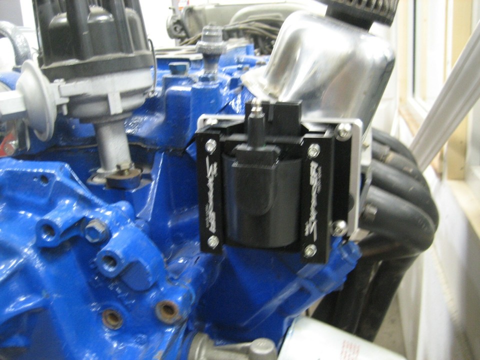 Sniper EFI - Remote Ignition Coil Mount Bracket Kit Ford V8 302 351 5.0 Hot Rod | eBay