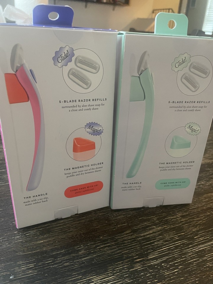 Billie Women’s Razor Kit - 1 Handle, 2 Blade Refills, Magnetic Holder ...
