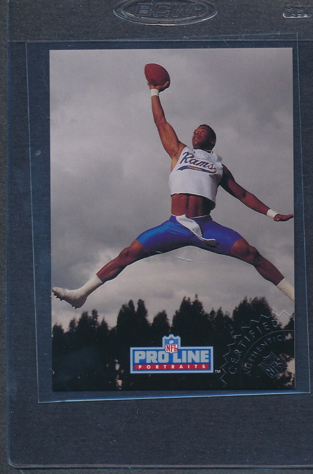 1992 Pro Line Portraits Certified Auto #136 Pat Terrell Rams *F8523 | eBay