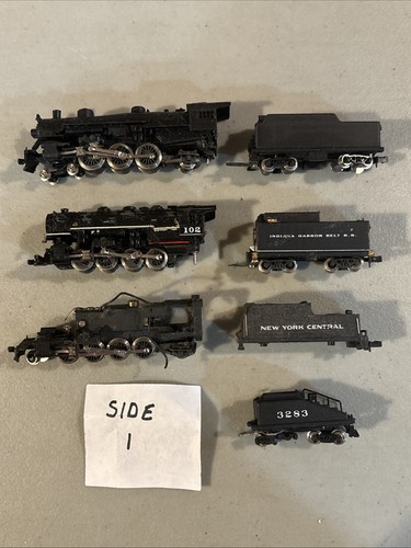 N Scale Locomotive & Freight Car Lot - 10 Locomotives Untested,Parts ...