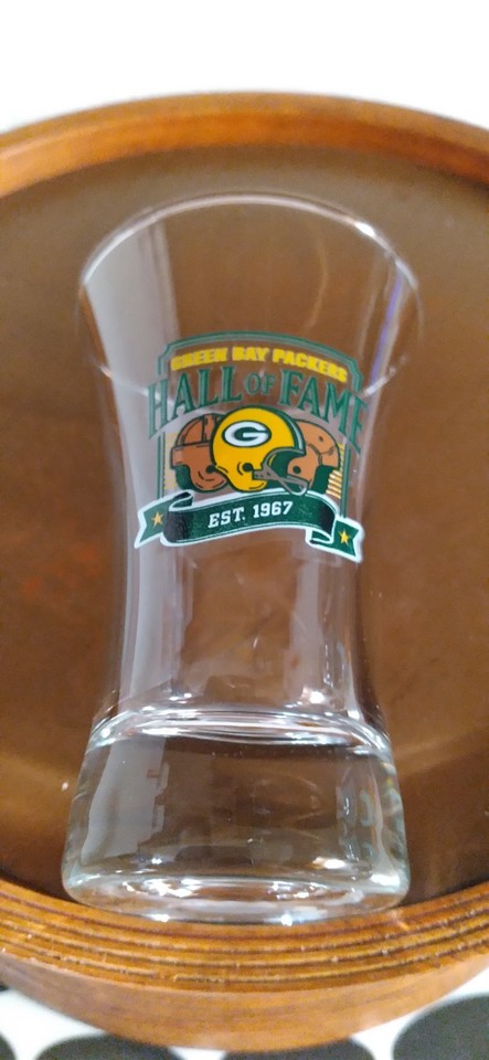 GREEN BAY PACKERS HALL OF FAME SHOT GLASS Est. 1967 VINTAGE HELMETS | eBay