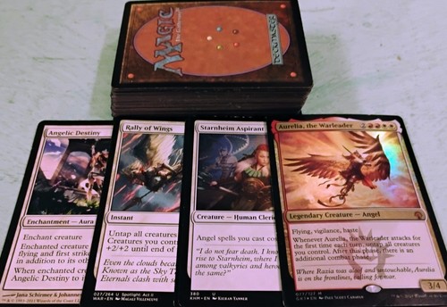 Aurelia, the Warleader Red White 60 Card Mtg Deck Angels Destroy Flying ...