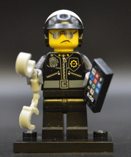 LEGO SCRIBBLE-FACE BAD COP Collectible Minifigure tlm007 The LEGO Movie ...