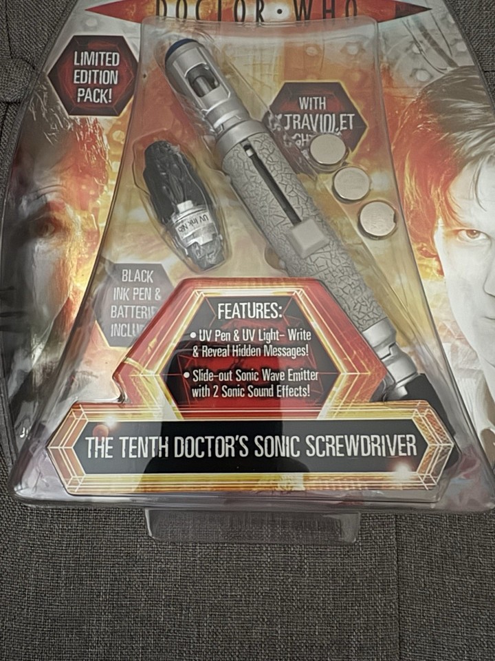Doctor Who The Tenth Doctor's Sonic Screwdriver - Limited Edition | eBay UK