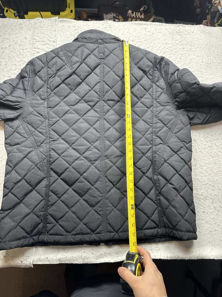 Vintage Men’s Ralph Lauren RLX Quilted Bomber Jacket 90s Black Sz 2XL ...