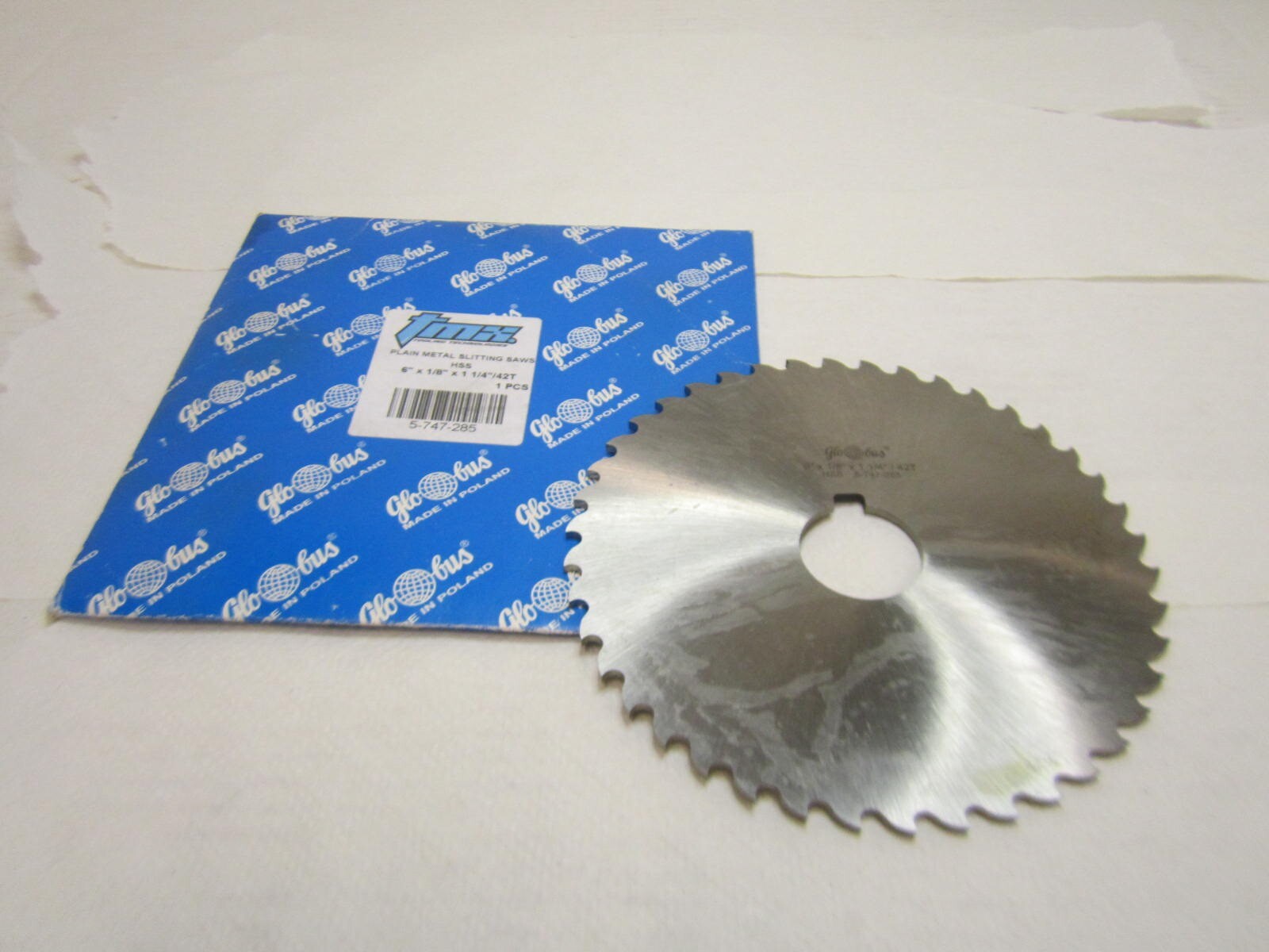 TMX 5-747-285 6" Slitting Saw 1/8" Width 1-1/4" Arbor 42 Teeth High ...