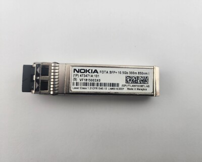 1 NOKIA FOTA Optical SFP+ 10.5 Gbase-SR 300m 850nm MM 473471A.101 | eBay