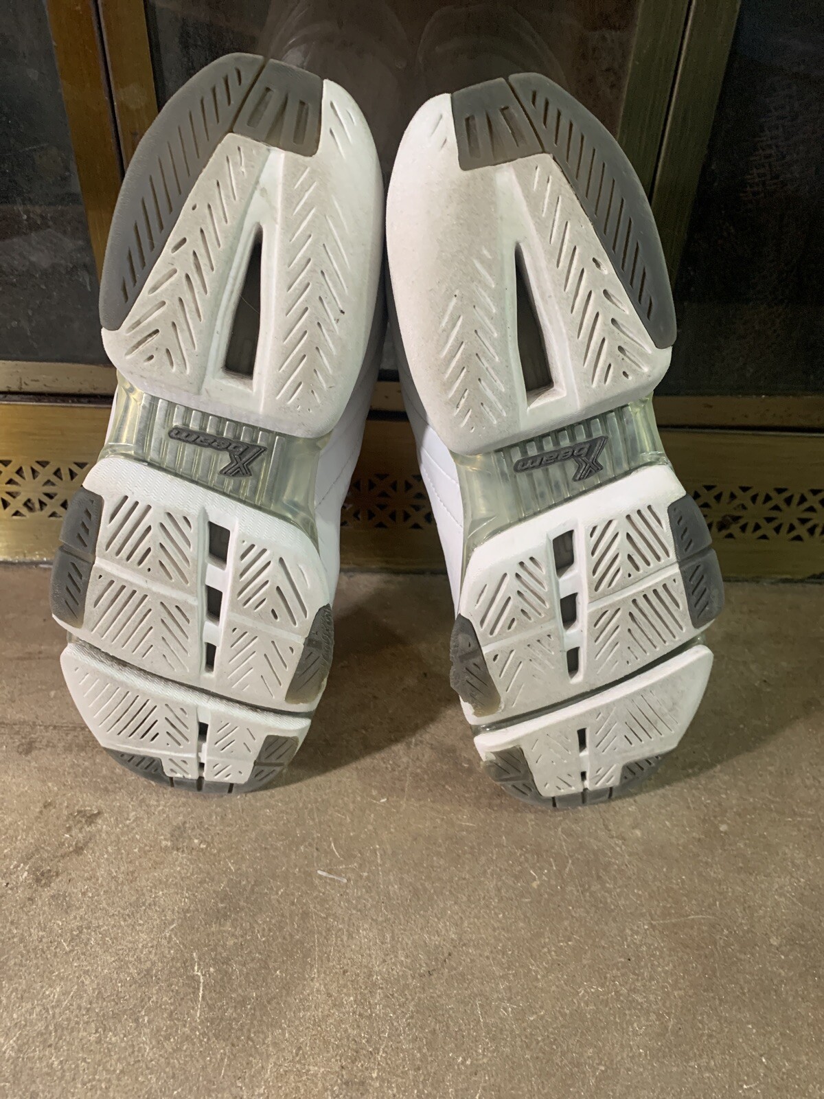 REEBOK X BEAM FRANCHISE White Silver 2002 Vintage STEVE FRANCIS Mens ...