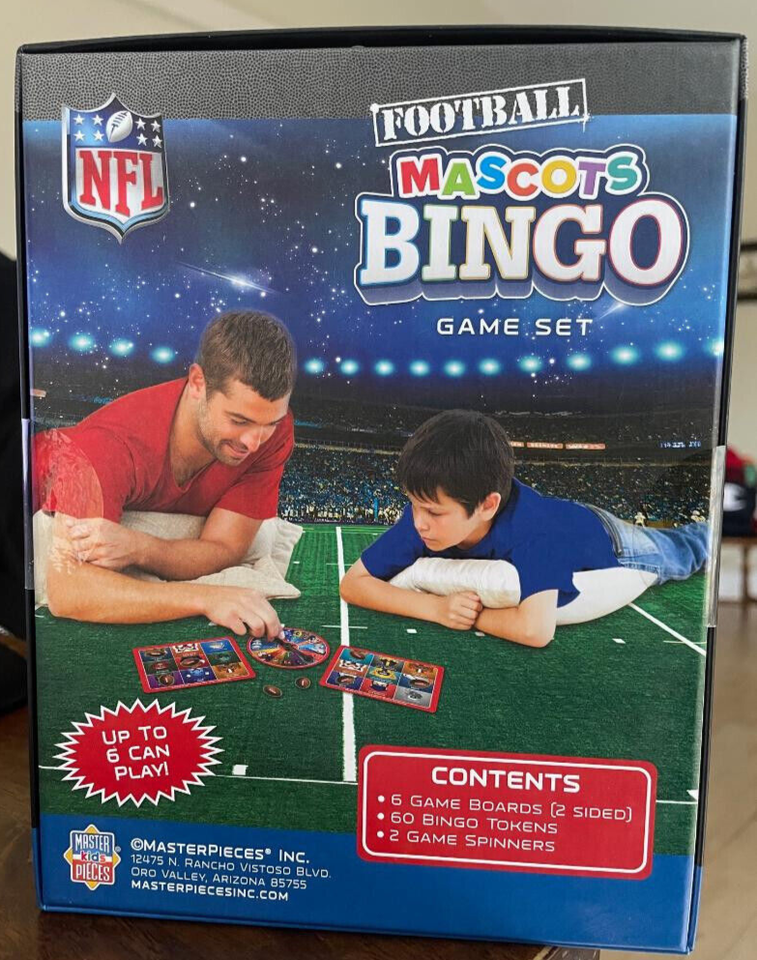 NFL Football Mascots BINGO Game Set g game boards juego mesa | eBay