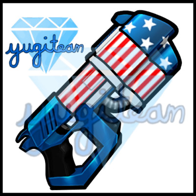 💎ROBLOX💎 AmeriLaser Godly Gun MM2 Murder Mystery 2 In-Game Item! Rare ...