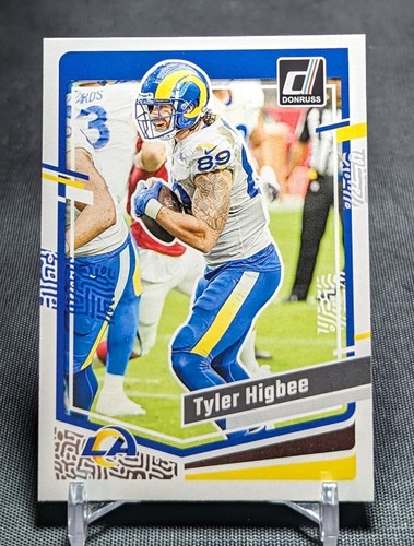 Tyler Higbee 2023 Panini Donruss Football Card Base #170 Los Angeles ...