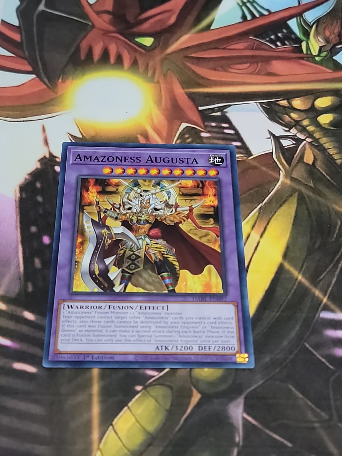 YuGiOh! Amazoness Augusta - DABL-EN097 Common 1st Edition NM | eBay